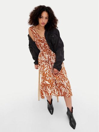 GAP Sommerkleid 856730-01 Braun Regular Fit