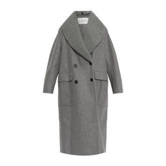 Lanvin Wollmantel mit abnehmbarem Kragen - - Coats - Damen - Grau - 2XS