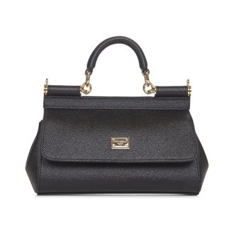 Dolce & Gabbana Femme, Sacs, Noir, Taille: ONE Size Petit sac &agrave; main Sicily