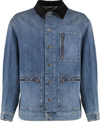 Dolce & Gabbana Homme, Vestes, Bleu, Taille: M Manteaux