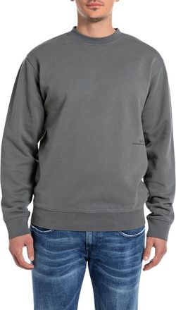 Replay Herren Sweatshirt Oversized, Grau (Iron Grey... 493), XS