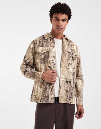 Levi's Workwear Hemd mit Camouflage-Tasche in Braun-Gr&uuml;n