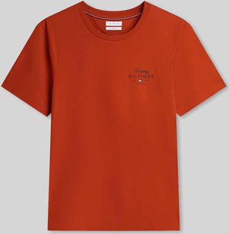 Tommy Hilfiger Regular Fit T-Shirt aus reiner Baumwolle