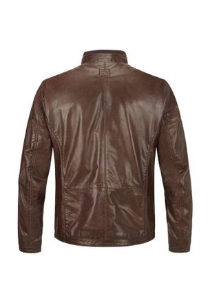 Milestone Lederjacke MSJumper Herren Bikerjacke Jacke Leder
