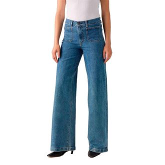 Levi's 728 Tailored Hr Wide Leg Mosey Mid Stone