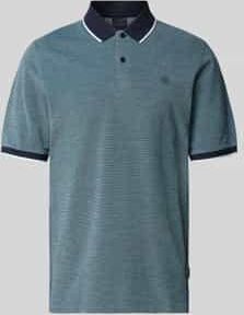 Bugatti Regular Fit Poloshirt mit Label-Stitching