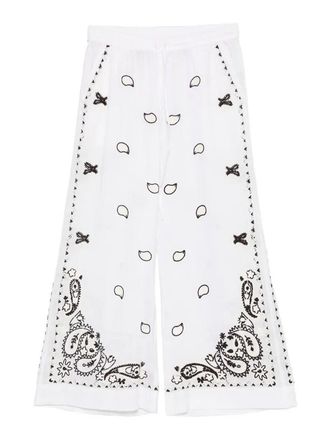 P.A.R.O.S.H. P. A.R. O.S. H. Pantalons D&eacute;contract&eacute;s - Blanc