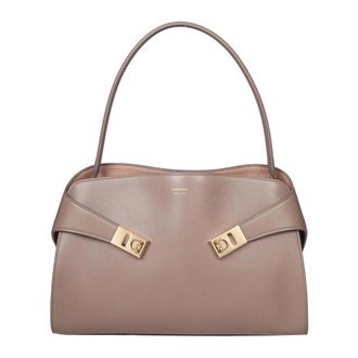 Ferragamo Hug Soft Schultertasche - - Bags - Damen - Beige - ONE SIZE