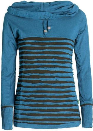 vishes Sweater Cutwork Sweater aus Baumwolle mit Kragen