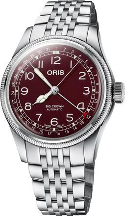 Oris Big Crown Pointer Date 40mm Automatik Edelstahlband Rot Herrenuhr 01 754 7741 4068-07 8 20 22