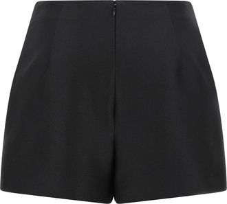 Balenciaga Wool and Silk Wallet Skort - Black