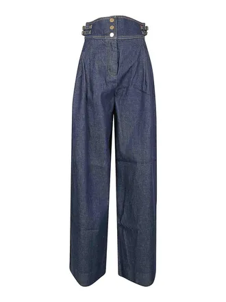 Zimmermann Pantalons D&eacute;contract&eacute;s - Bleu Clair