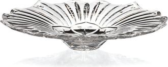 Cristalica Schale Obstschale Salatschale Blüte Transparent D 32 cm Kristall