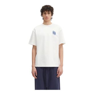 Ader Error T-shirt Ader Error TRS Tag 06 - Homme - Tops - Blanc - Taille: XL