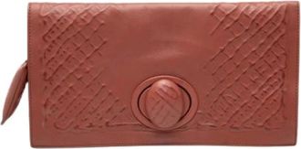 Bottega Veneta Pre-owned Sac bandouli&egrave;re en cuir tress&eacute; - Femme - Pre-owned - Brun - Taille: ONE Size