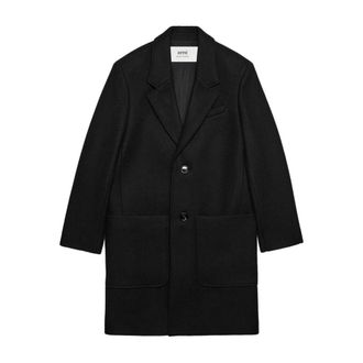 Ami Stylischer Mantel - - Coats - Damen - Schwarzk - 2XL