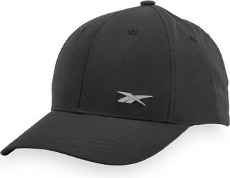 Reebok Casquette Baseball en polyester avec &eacute;cusson argent&eacute; Badge Cap