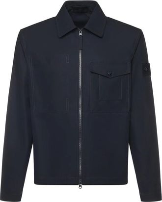 Stone Island Homme, Vestes, Bleu, Taille: L Light Vestes