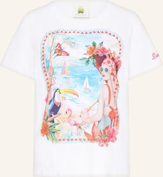 Princess Goes Hollywood Princess Goes Hollywood T-Shirt Mit Schmucksteinen weiss