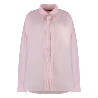 Y / Project Femme, Blouses et Chemises, Rose, Taille: 40 FR Hook And Eye Shirt