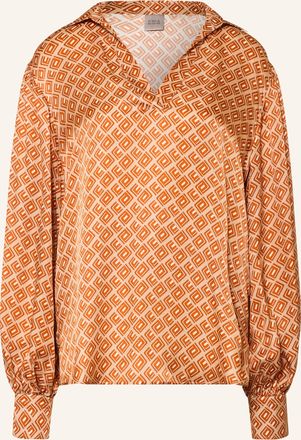 &Eacute;manou &Eacute;manou Blusenshirt Mit Seide braun