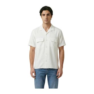 Antony Morato Homme, Chemises, Blanc, Taille: XL Chemise &agrave; Manches Courtes Boutonn&eacute;e avec Poches Avant