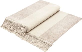 BIEDERLACK Sessel- und Sofaschoner Cover Cotton Baumwollmischung Natur Größe 100x200 cm