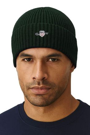 GANT Cotton Blend Logo Beanie