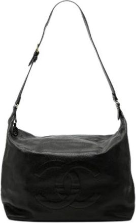 Chanel Sac bandouli&egrave;re vintage pr&eacute;-poss&eacute;d&eacute; - Femme - Pre-owned - Noir - Taille: ONE Size