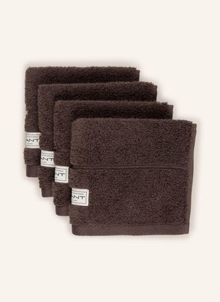 Gant Home Gant Home 4er-Set Seift&uuml;cher braun