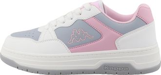 Kappa Damen 95K0442003 Sneaker, White-Grey-Rose, 36 EU