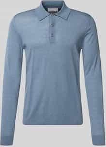 Tiger Of Sweden Slim Fit Poloshirt aus reiner Wolle Modell Eross