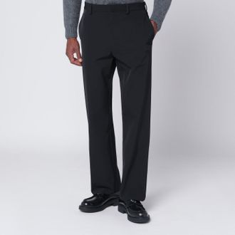 Prada Schwarze Hose aus Techno-Stretch