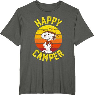 Peanuts Happy Camper Snoopy T-Shirt