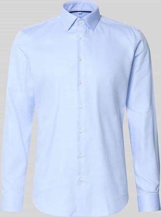 Jake*s Slim Fit Businesshemd aus reiner Baumwolle
