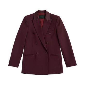Dondup Zweireihiger Blazer in Regular Fit - - Jackets - Damen - Rot - XS
