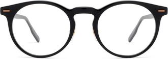 Ermenegildo Zegna lunettes à monture ronde - Noir