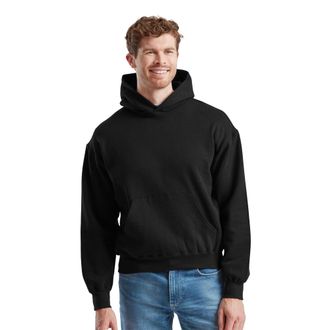 Fruit Of The Loom Fruit of the Loom - Kapuzenpullover f&uuml;r Herren, Super Baumwolle (Schwarz)
