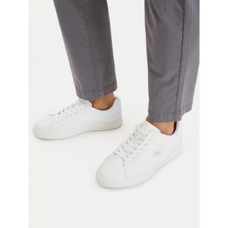 Calvin Klein Sneakers Calvin Klein Low Prof Cupsole Lth HM0HM02123 Wei&szlig;