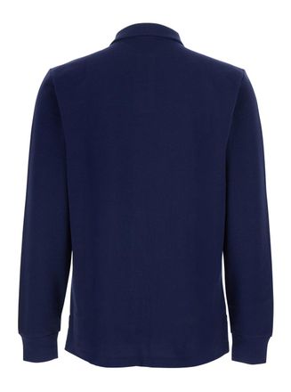 Polo Ralph Lauren Mens Polo Shirt Slim Fit Blue Cotton T-Shirts And Polos