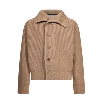 Dries Van Noten Merino Cardigan - - Knitwear - Herren - Beige - S