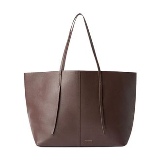 By Malene Birger Femme, Sacs, Brun, Taille: ONE Size Abilla Leather Tote