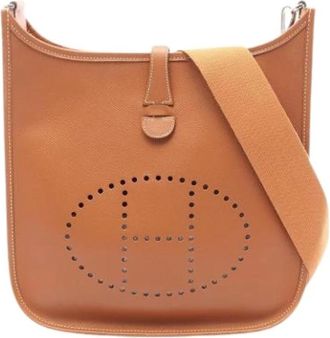 Herm&egrave;s Sac bandouli&egrave;re vintage doccasion - Femme - Pre-owned - Brun - Taille: ONE Size