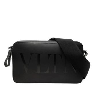 Valentino Pre-owned Canvas Shoulder Bag - - Pre-owned - Damen - Schwarzk - ONE SIZE