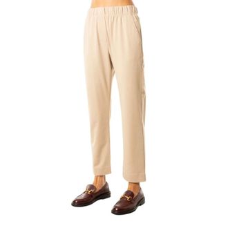 Max Mara Femme, Pantalons, Beige, Taille: 42 FR Elfo Jersey Pantalons