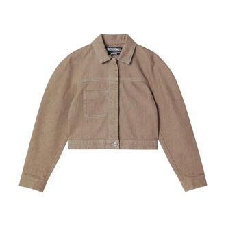 Jacquemus Veste Cargo Ovalo - Femme - Vestes - Brun - Taille: 36 FR