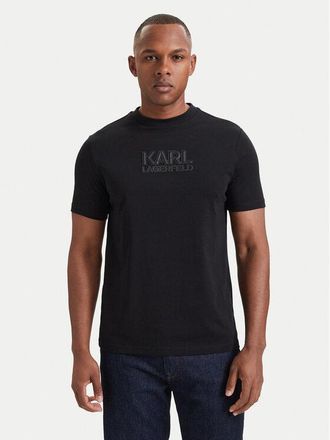 Karl Lagerfeld T-Shirt 755073 564250 Schwarz Regular Fit