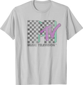 Giesswein Checkered Distressed Retro Logo T-Shirt