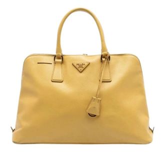 Prada Pre-owned Promenade Satchel - Femme - Pre-owned - Jaune - Taille: ONE Size