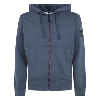 Stone Island Zip-throughs - Homme - Sweatshirts et sweats &agrave; capuche - Bleu - Taille: 2XL